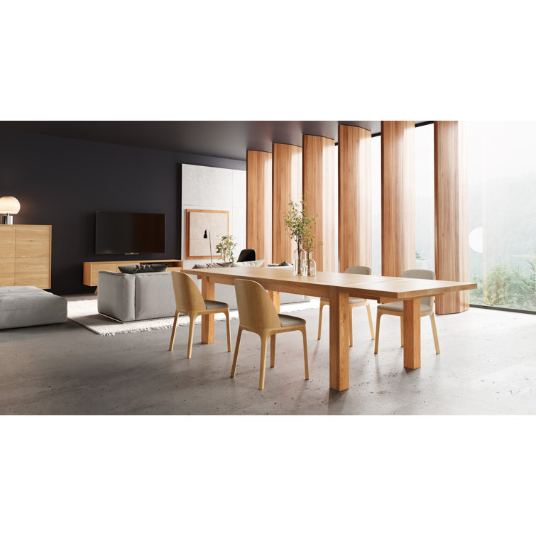 Danzz Extendable Solid Wood Dining Table | Wayfair.co.uk
